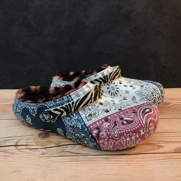 CROCS | Shoes | Crocs Classic Lined Bandana Clog | Poshmark